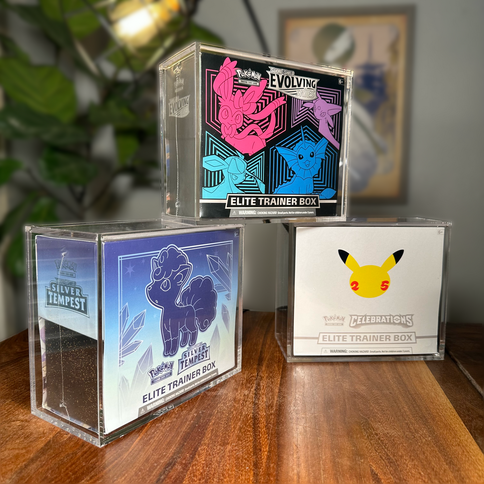 TCGHalo Acrylic ETB Case (3 Pack)